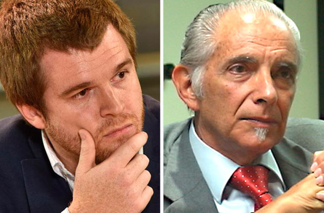 Nicolás Massot y Víctor Beker, en el Consejo